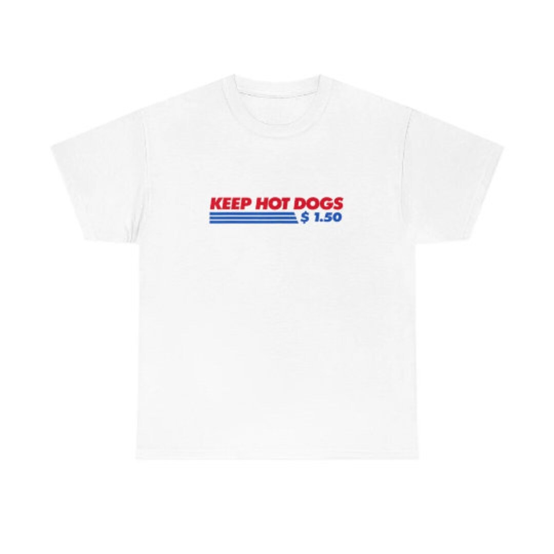 Keep Hot Dogs 1,50 dólares camisa - Etsy España