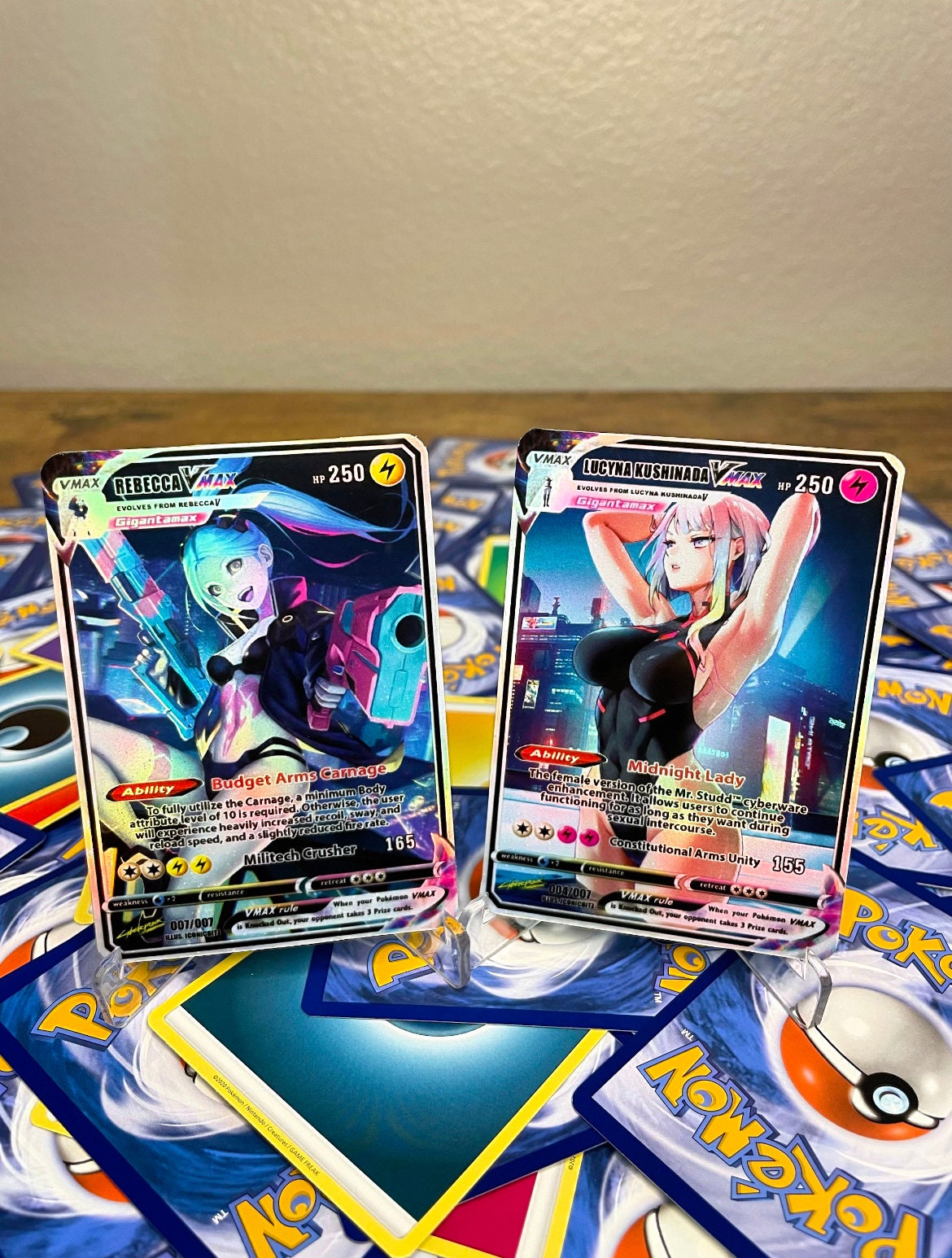 Cyberpunk Vmax Inspired Cards - Etsy