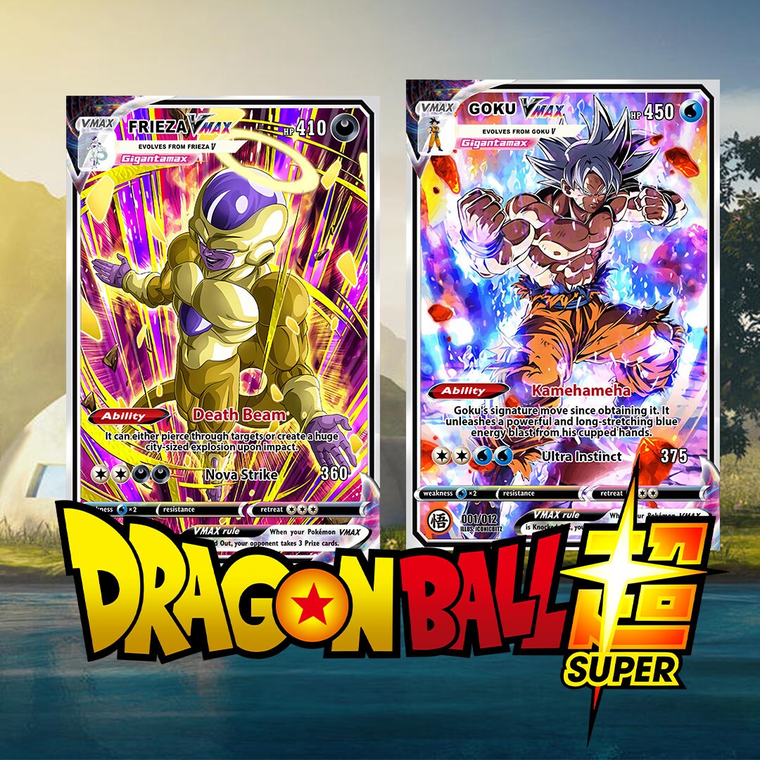 Dragon Vmax Inspired Cards - Etsy