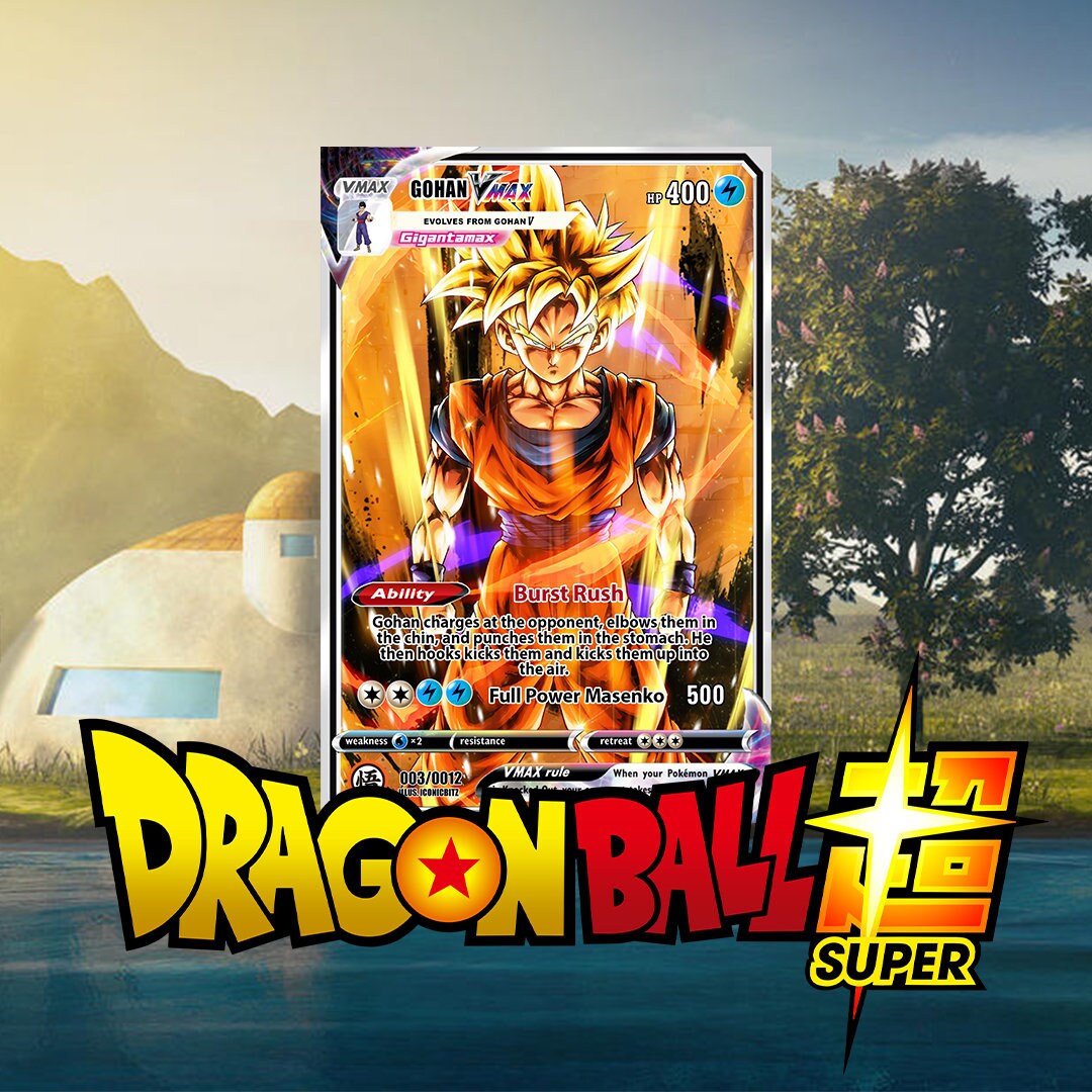 Dragon Vmax Inspired Cards - Etsy