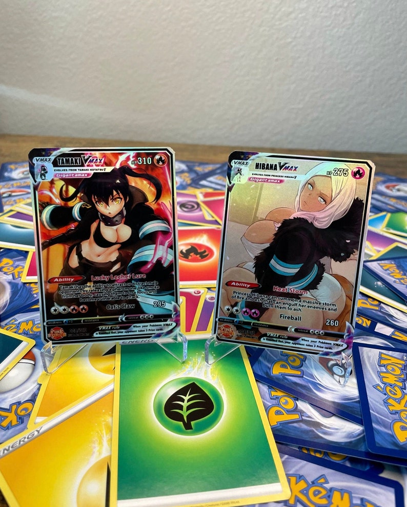 Fire Force Vmax Cards - Etsy
