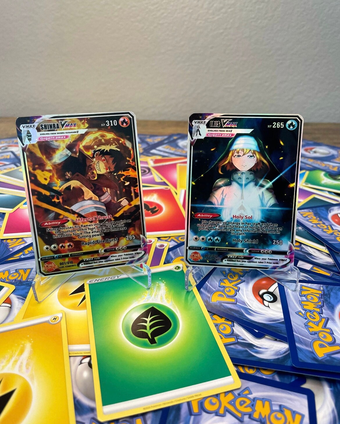 Fire Force Vmax Cards - Etsy