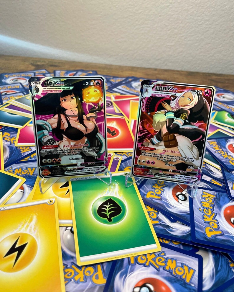 Fire Force Vmax Cards - Etsy