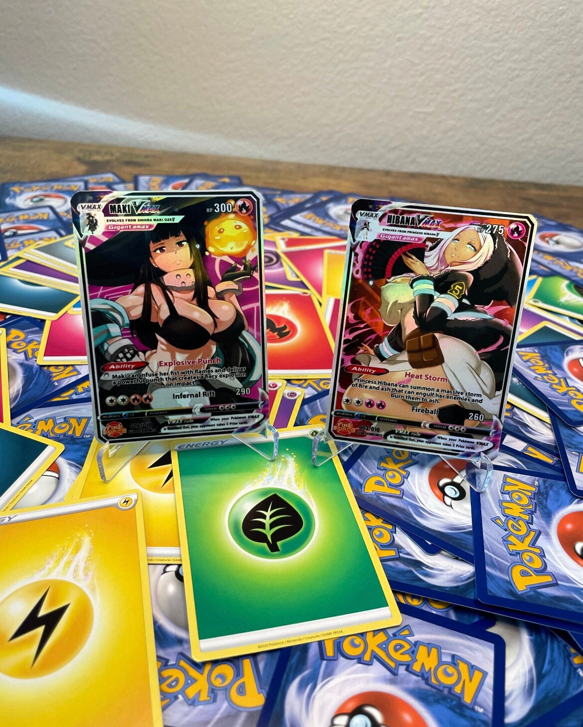 Fire Force Vmax Cards - Etsy