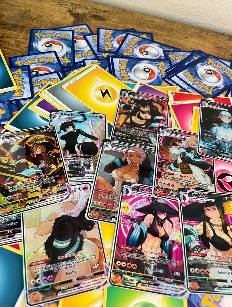 Fire Force Vmax Cards - Etsy