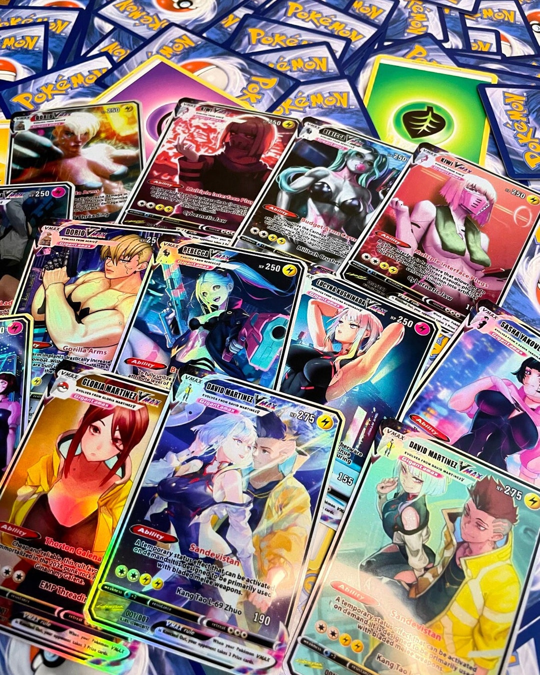 Cyberpunk Vmax Inspired Cards - Etsy