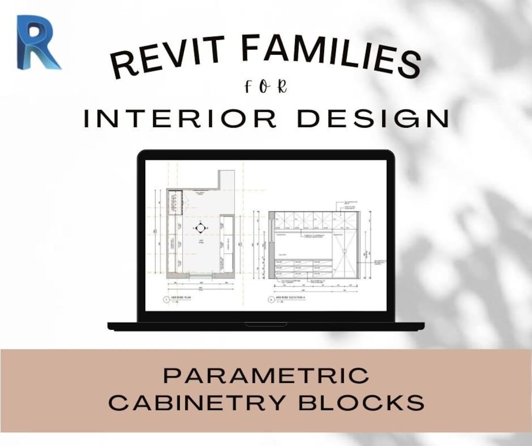 Essential Revit Families for Interior Design || Parametric Cabinetry - Etsy