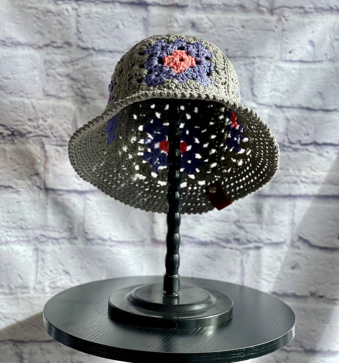 A Fun and Funky Granny Square Bucket Hat. One Size Fits Most… but I ...