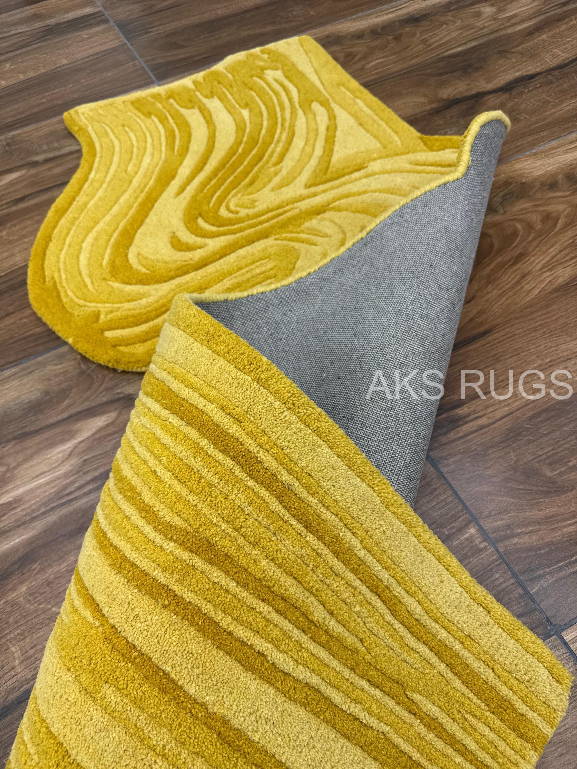 Runner Hand Tuft Rug, Designer Irregular Tuft Rug, Custom Tuft Rug ...