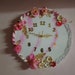 Resin 3D Flower Wall Clock - Etsy