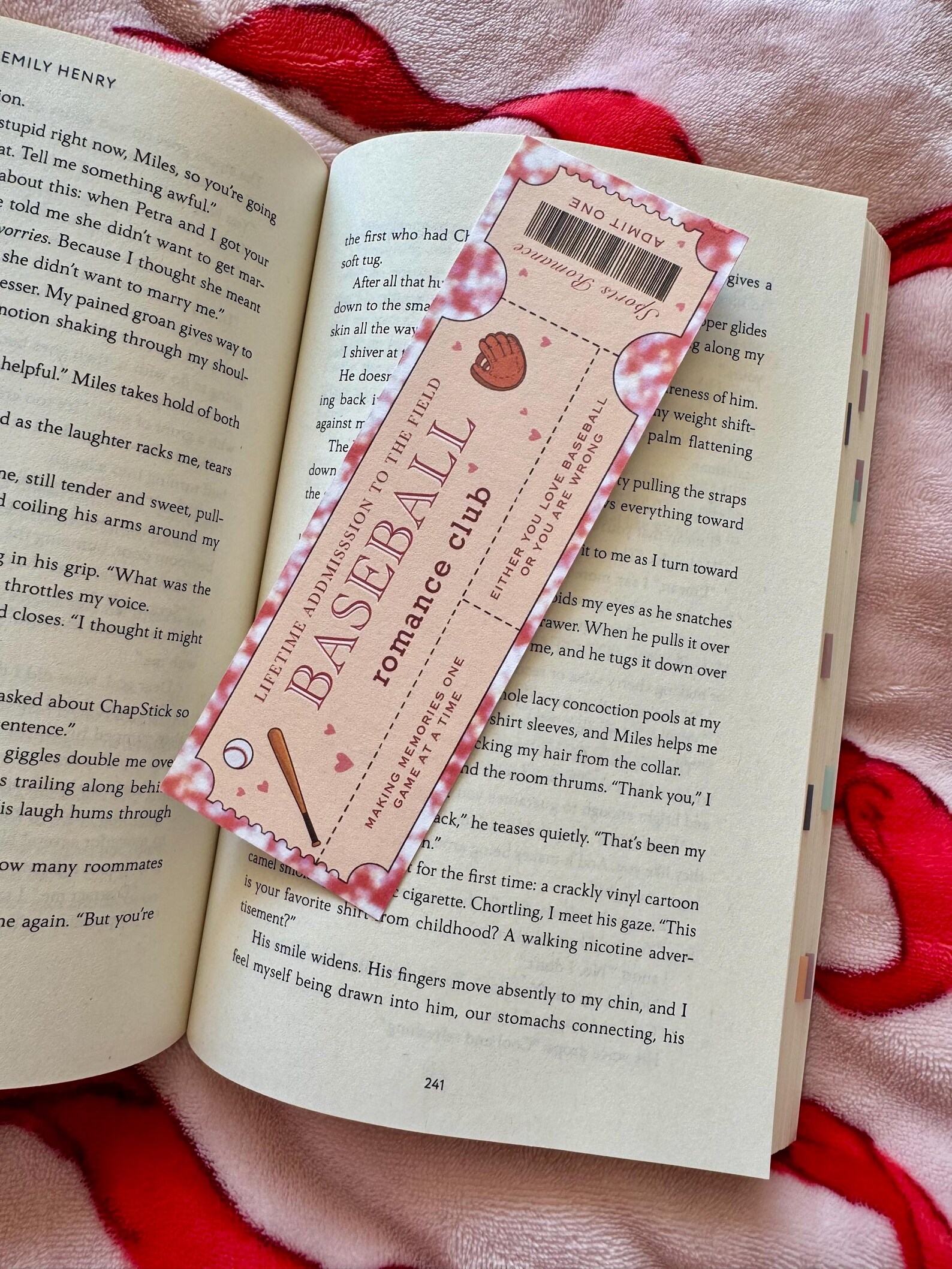 Sports Romance Bookmark Set | Digital Printable Tickets for Book Lovers ...