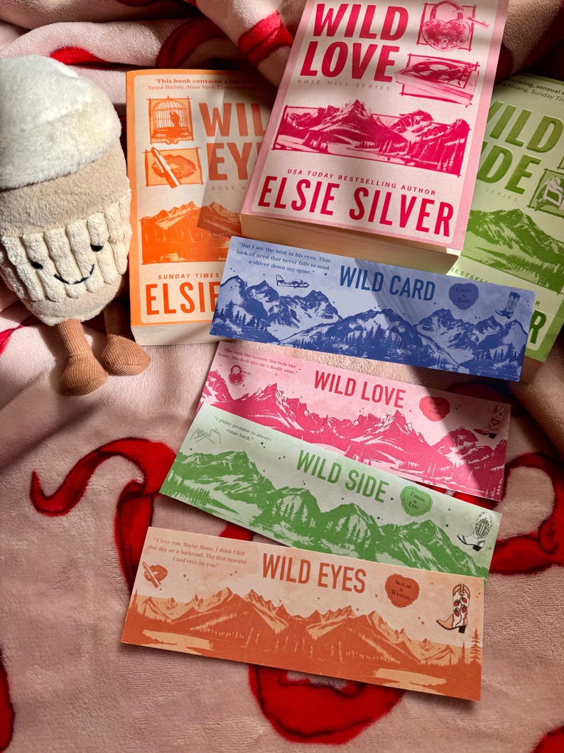 Rose Hill Bookmark Set | Digital Printable Bookmark Set for Cowboy Book ...