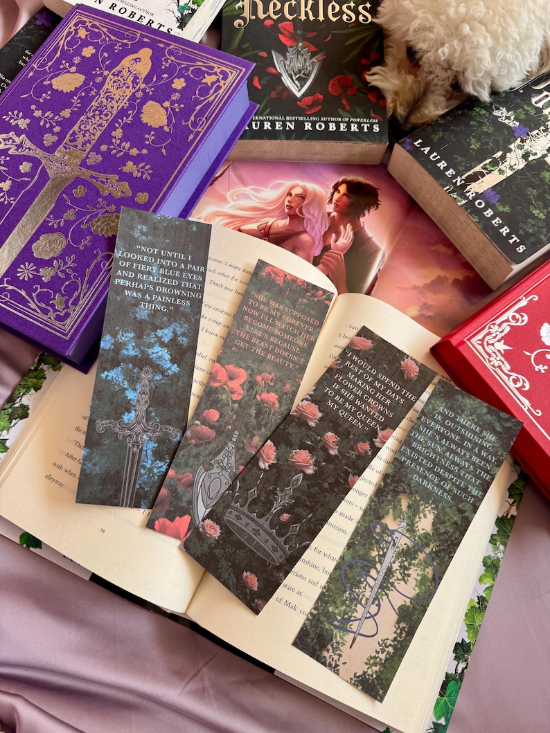 Powerless Bookmark Set | Digital Printable Bookmarks for Book Lovers ...