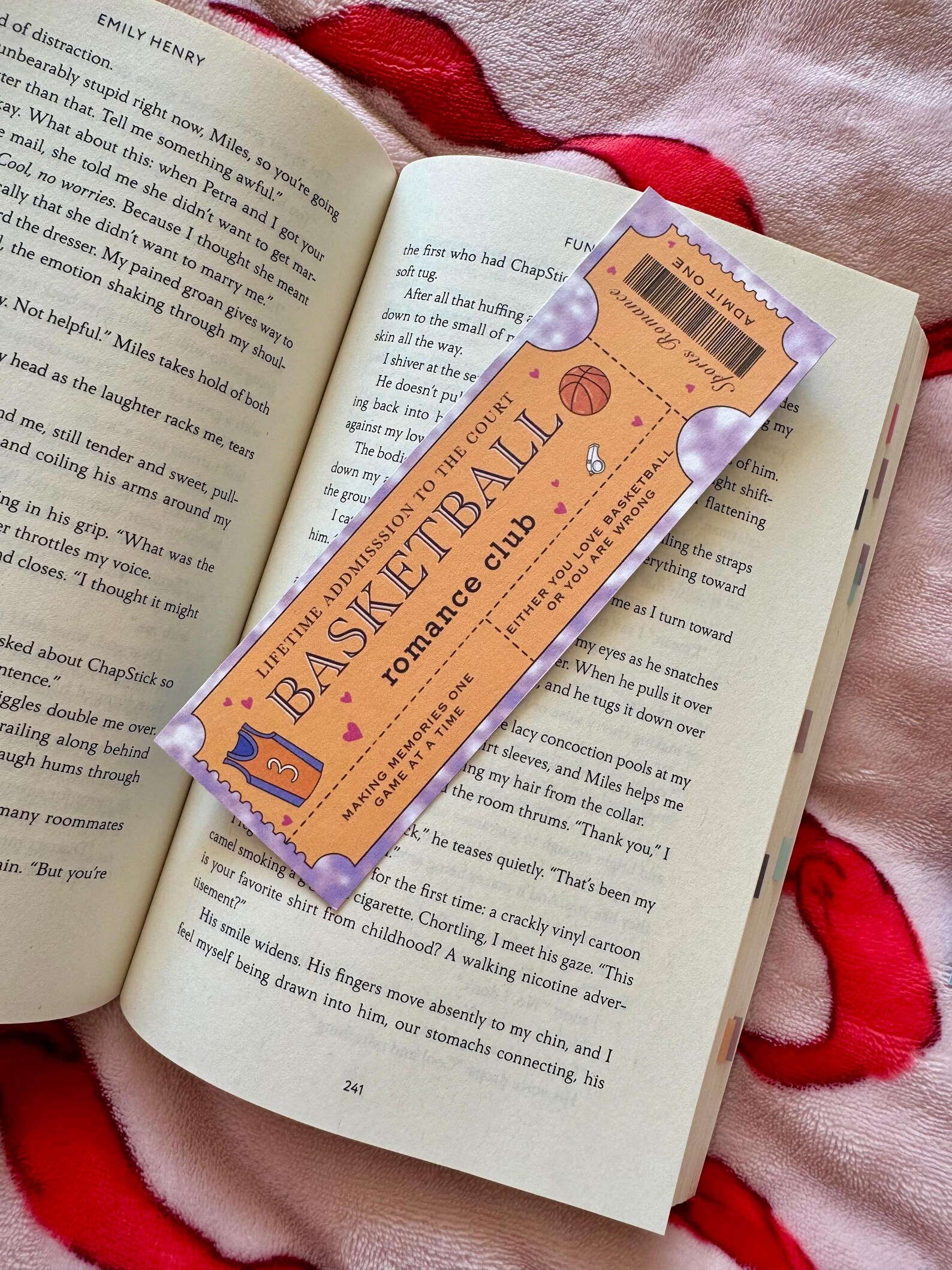 Sports Romance Bookmark Set | Digital Printable Tickets for Book Lovers ...