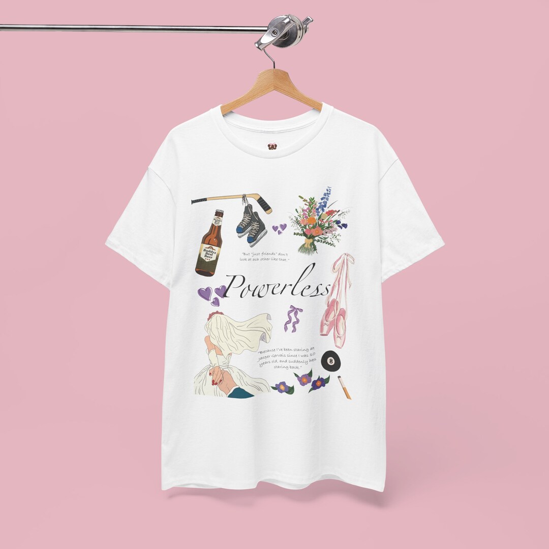 Powerless by Elsie Silver Book T-shirt Super Soft Heavy Cotton Bookish ...