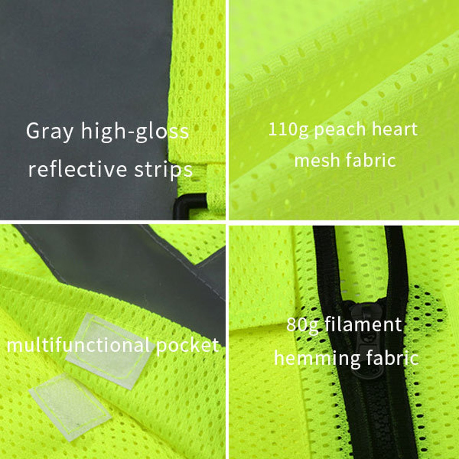 Personalized Hi Vis Safety Vest: Reflective Work Clothing With Logo - Etsy