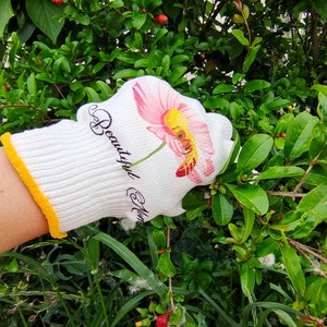 NEW! Beautiful Mom Gardening Gloves, Original Design Painting Gloves ...