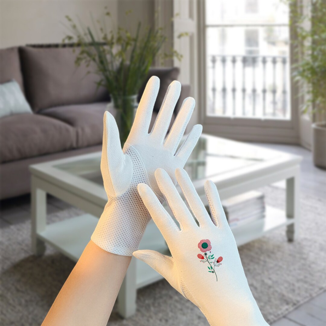 Personalized Sun Protection Gloves, Sunscreen Women Gloves, Outdoor ...