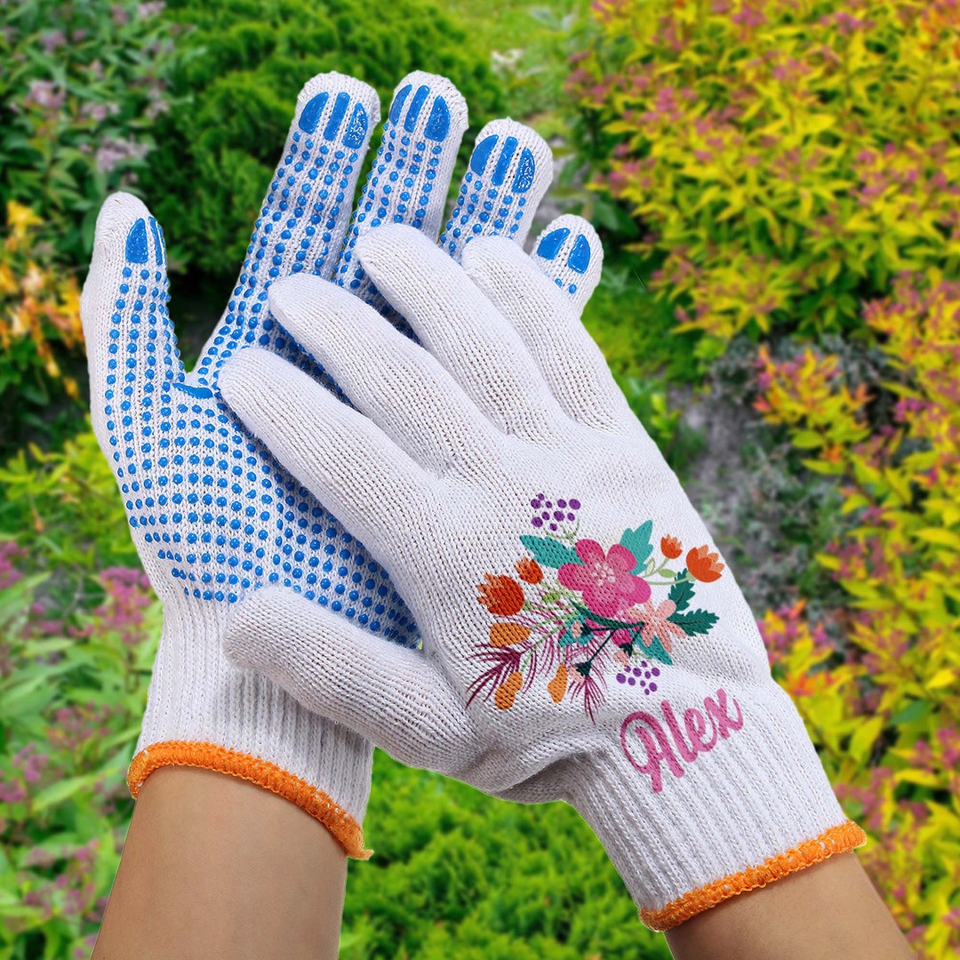 Customized Garden Gloves, Flower Work Gloves, Garden Gloves for Women ...