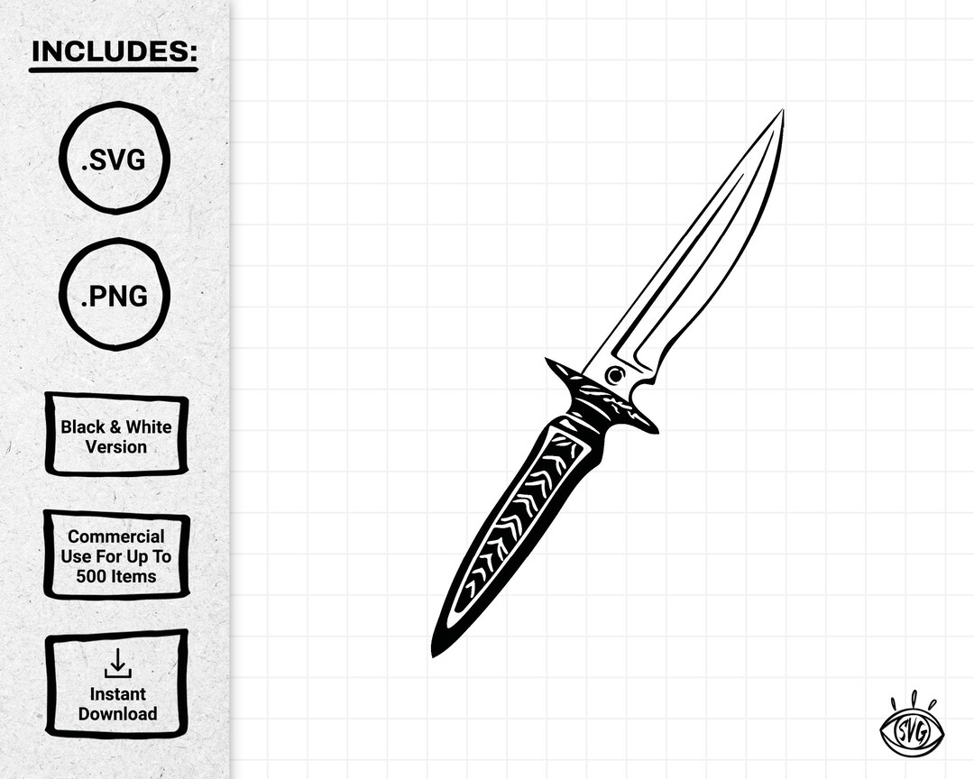 Cuchillo SVG / Cuchillo PNG / Cuchillos SVG / Cuchillo Clipart - Etsy ...