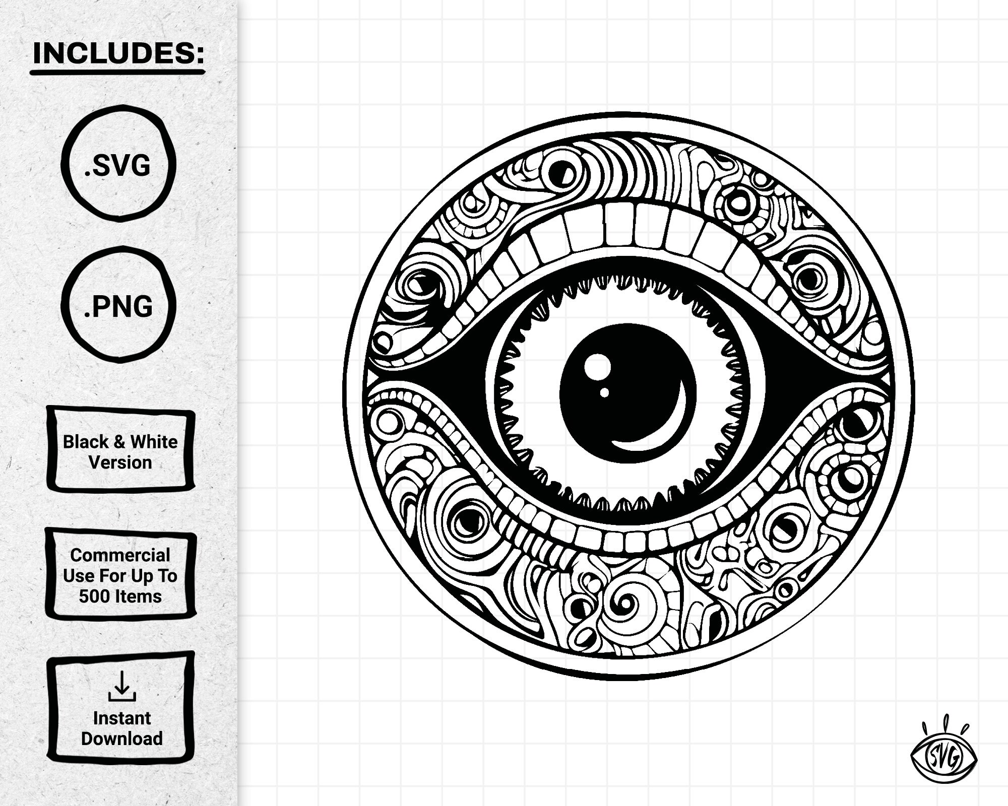 Ojos SVG / Ojos PNG / Ojos Clipart / Ojos Svg - Etsy México