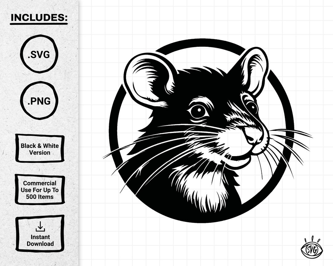 Rat SVG Rat PNG Souris SVG Clipart Rat - Etsy France