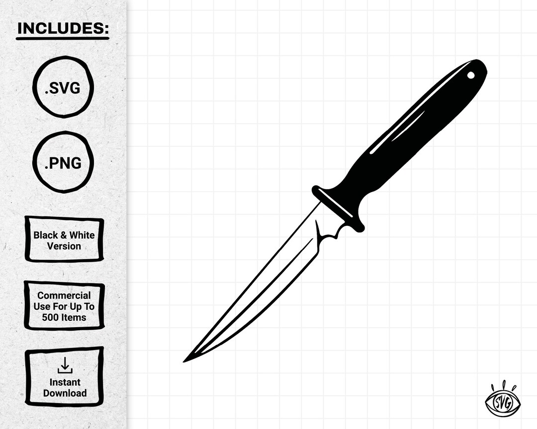 Messer SVG Messer PNG Messer SVG Messer Clipart Dolch - Etsy.de