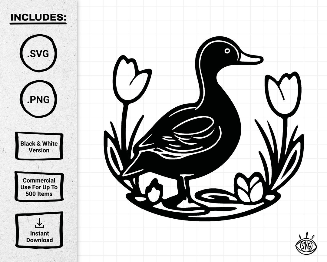 Duck SVG Duck PNG Cute Duck SVG Duck Clipart - Etsy
