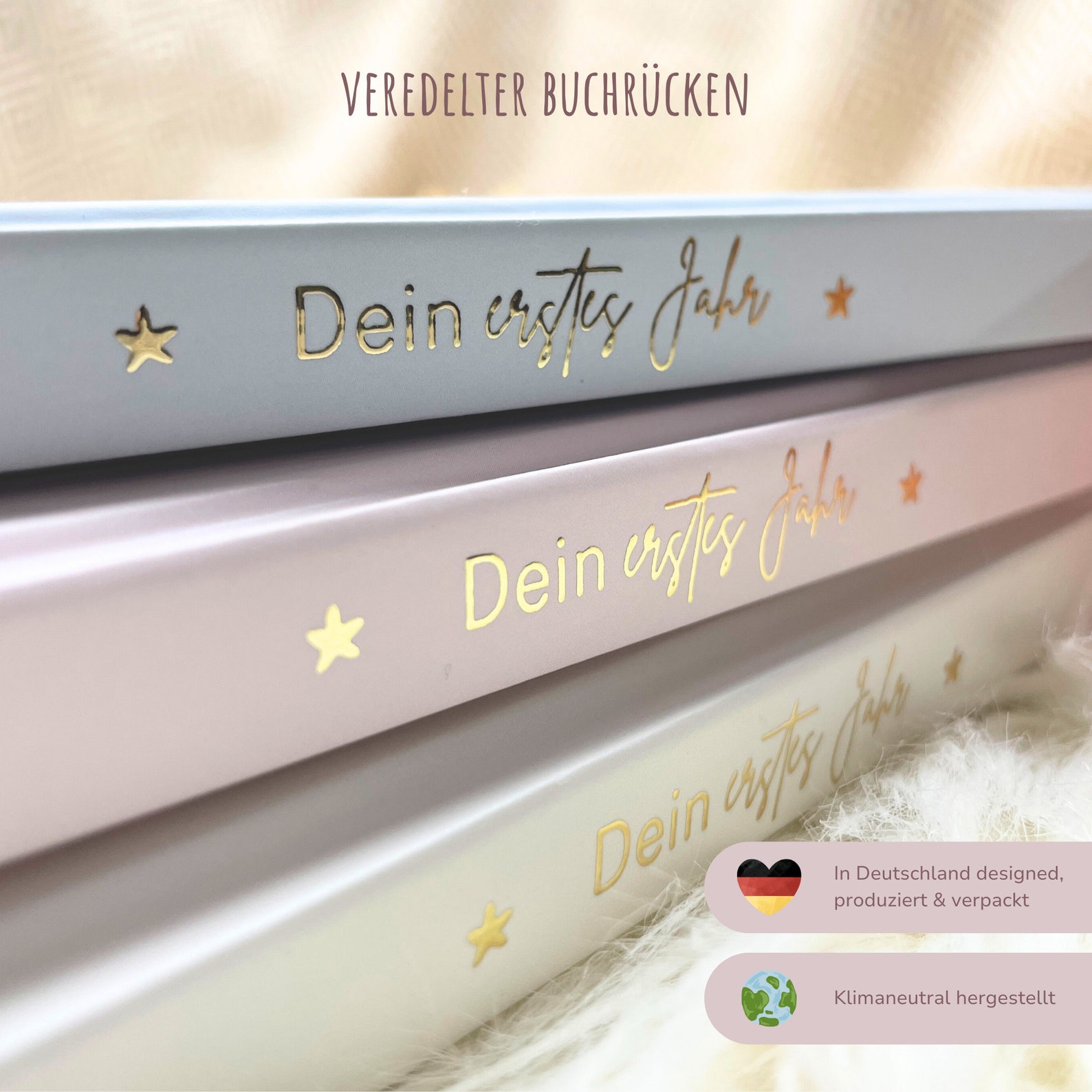 Baby Diary 'my First Year' | Baby Memory Book | Birth Gift Idea ...