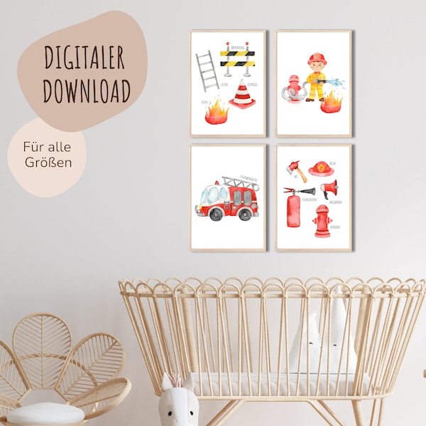 Fire Department Poster - Etsy