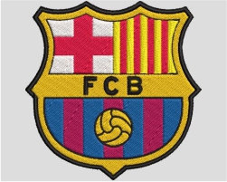 FC Barcelona Embroidery Design. Machine Embroidery Design. Embroidery ...