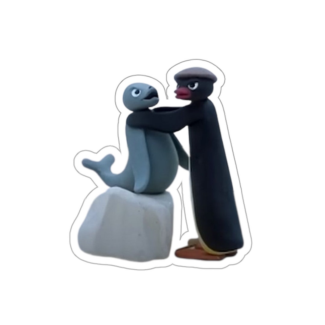 Pingu Vs Seal Vinyl Sticker Decal - Etsy