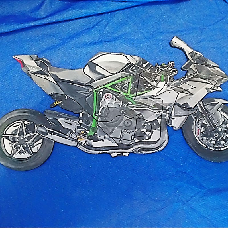 Motorcycle Puzzle - Etsy