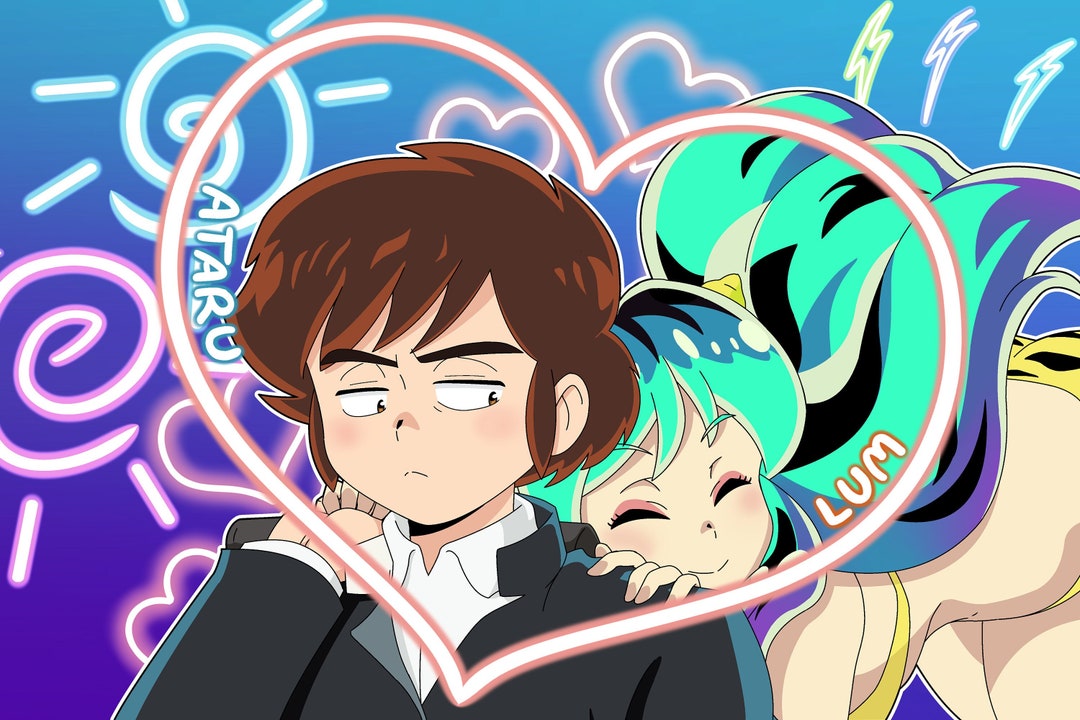 Ataru + Lum [urusei Yatsura] - Etsy