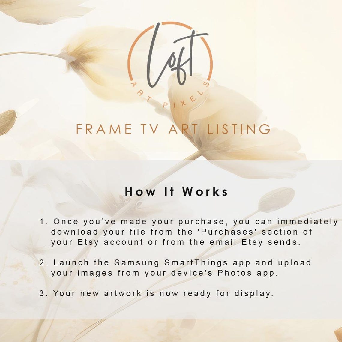 Vintage Summer Frame TV Bundle | Coastal Frame TV Art Set | Neutral ...