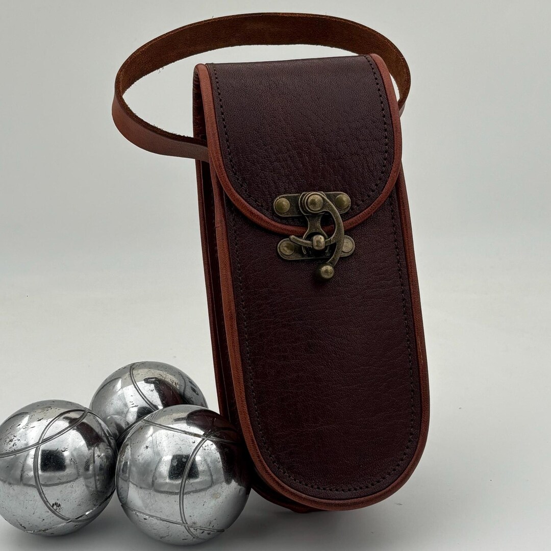 Leather Bag for Pétanque Balls - Etsy