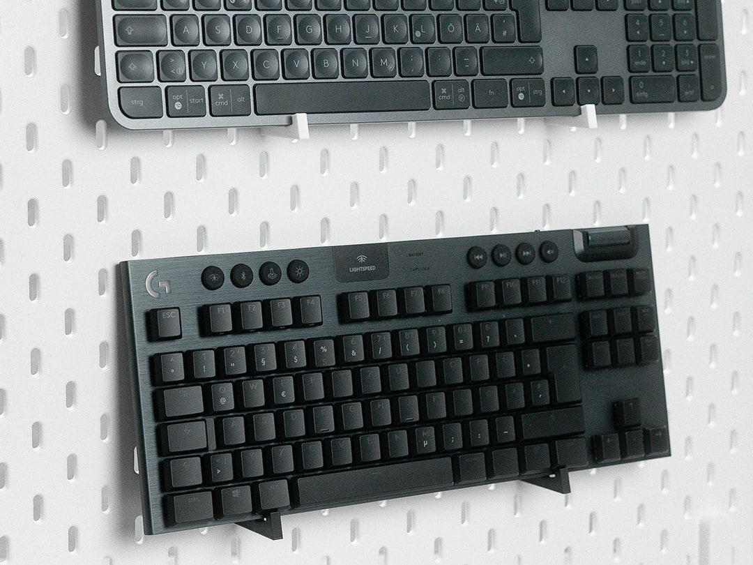 Keyboard Holder for IKEA SKÅDIS Perforated Plate - Etsy