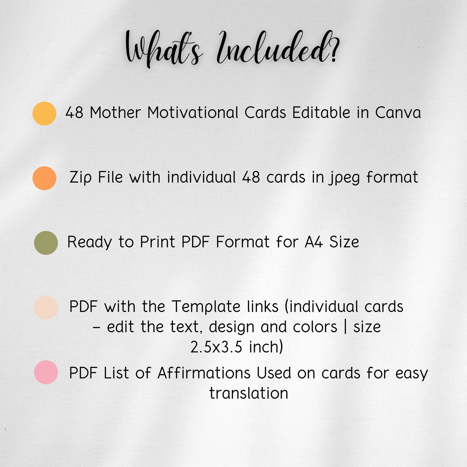 Motherhood Card Postpartum Card Encouragement for Mom Motivational Deck ...