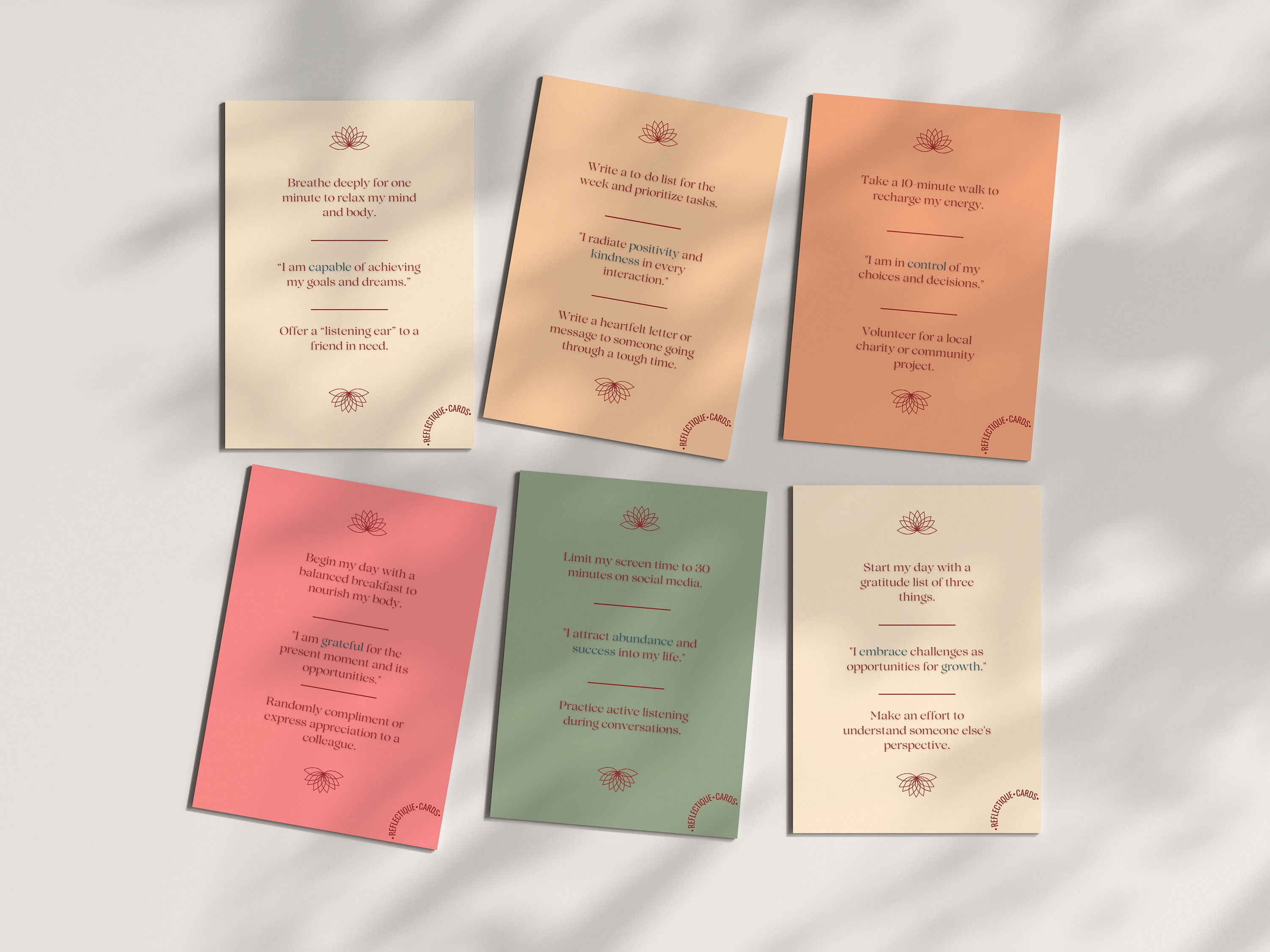 Affirmation Card Printable Routine Card Empathy Card Positive ...