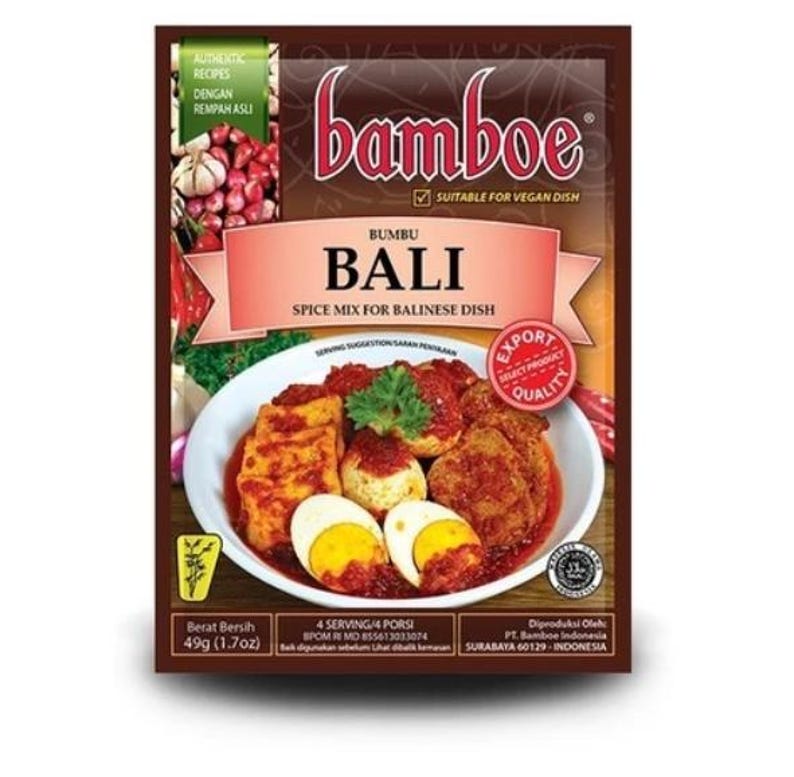 Bamboe Flavors of Indonesia Instant Seasoning in Indonesia - Etsy