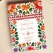 Mexican Fiesta Wedding Invitation | Vibrant Papel Picado Design 5x7 ...
