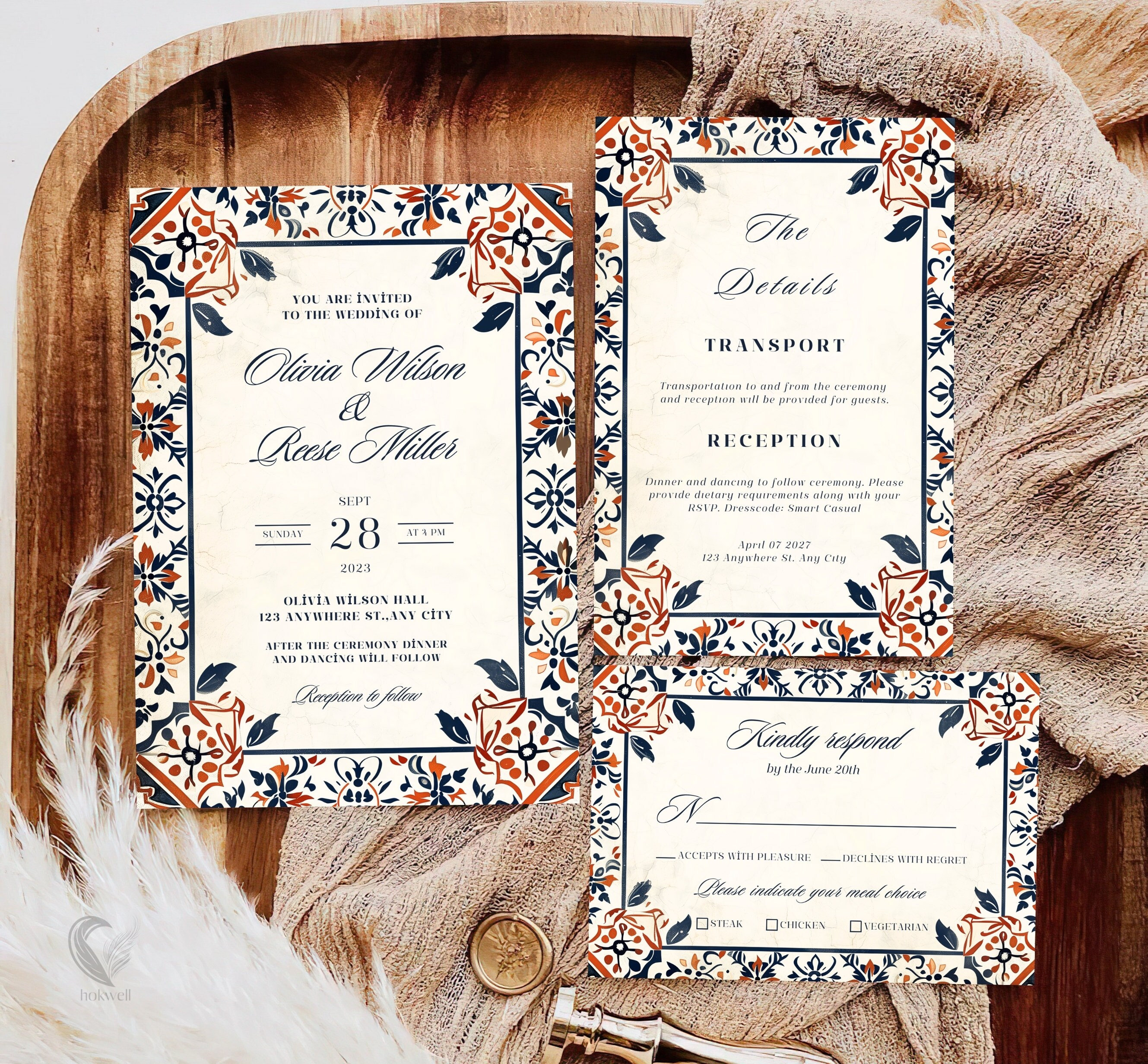 Mexico Wedding Invitation Suite, Digital Talavera Tile Design Invite ...