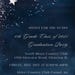 Starry Night Graduation Invitation: Navy & Silver (digital Download) - Etsy