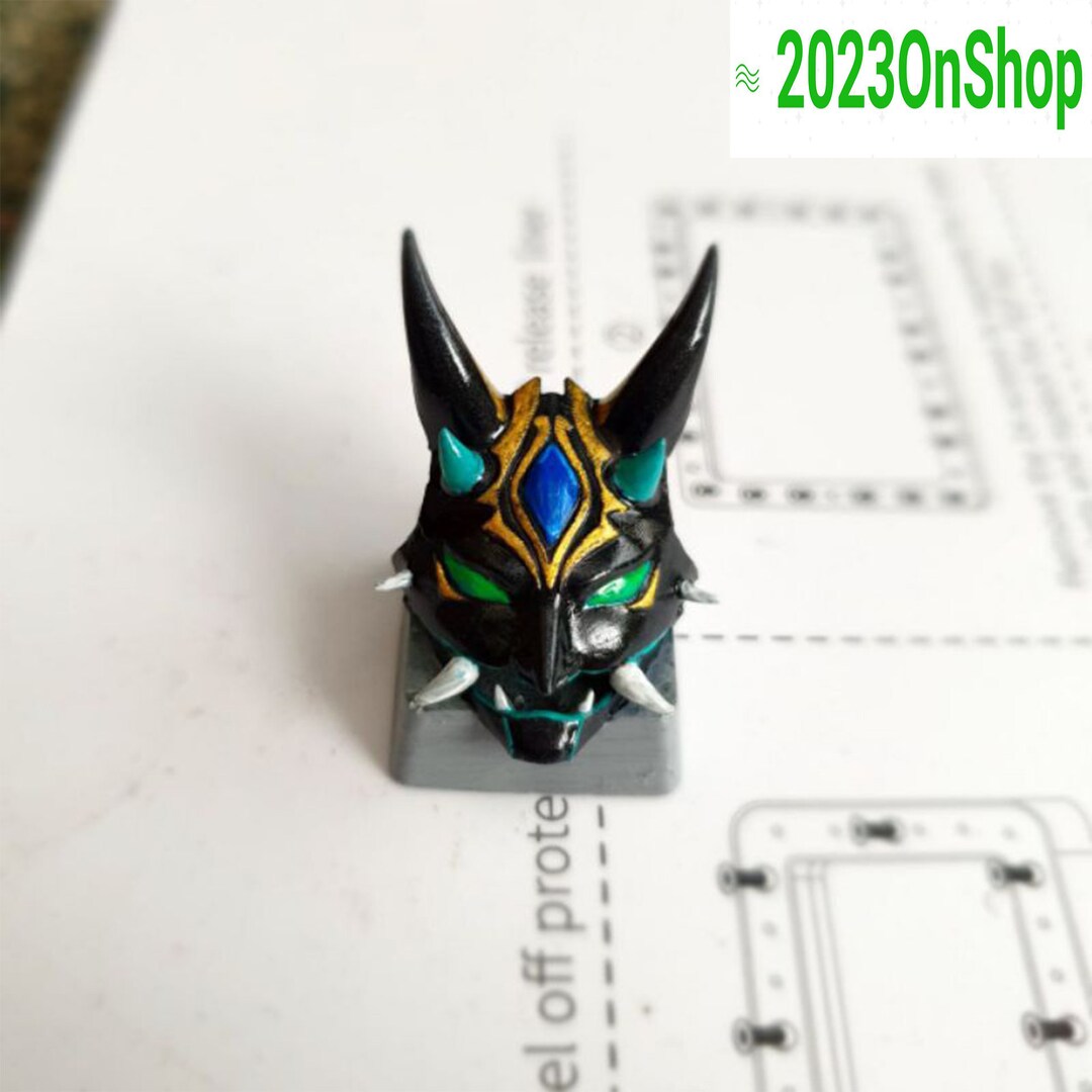 Genshin Impact Xiao Keycaps Mask Xiao Mechanical Keyboard - Etsy