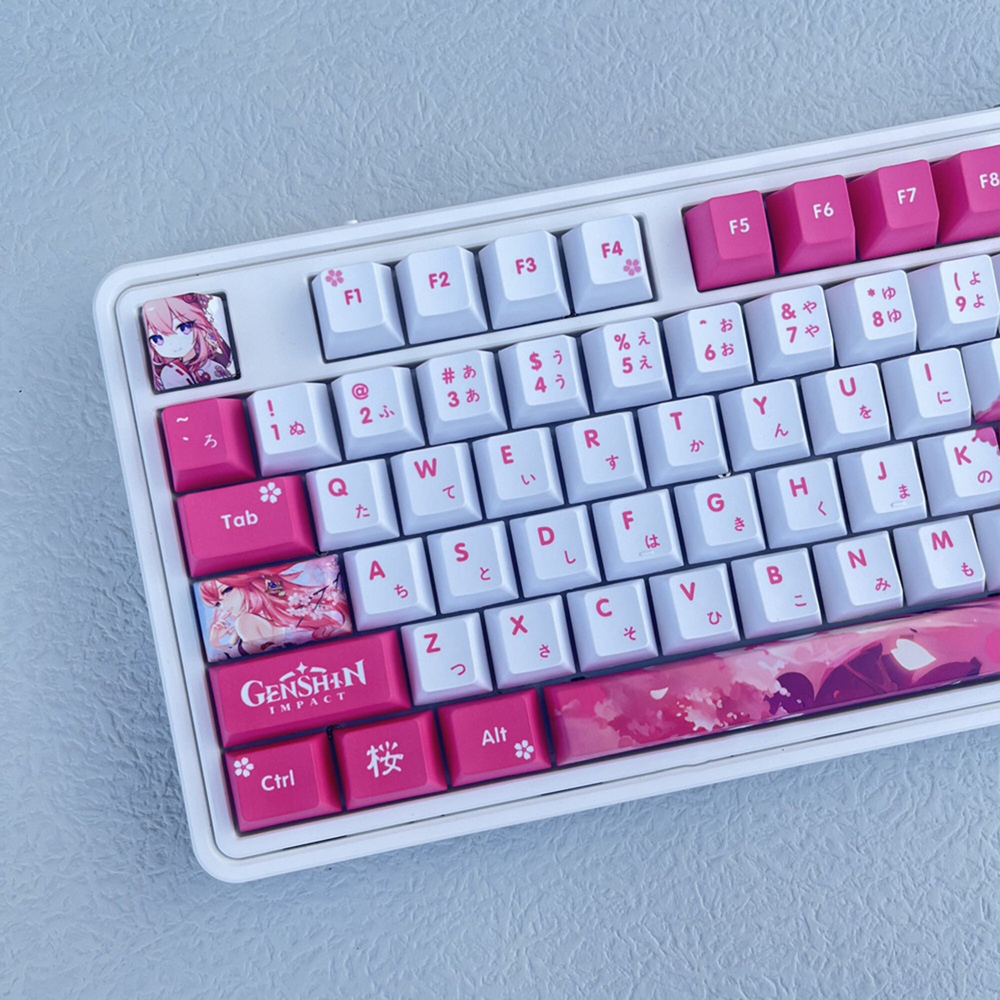 Genshin Impact Yae Miko Keycaps Cherry Profile Anime PBT Dye - Etsy UK