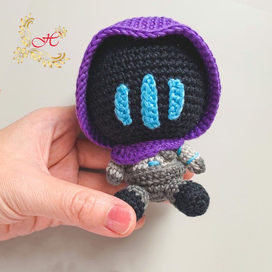 Valorant Amigurumi Omen Crochet Doll Amigurumi Valorant - Etsy Australia