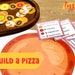 Build A Pizza • Pizza Counting Worksheet • Build A Pizza Playset ...