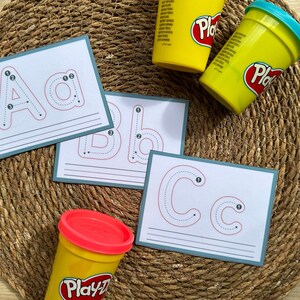 Preschool Printables Alphabet Play Doh Mats • Preschool Printable ...