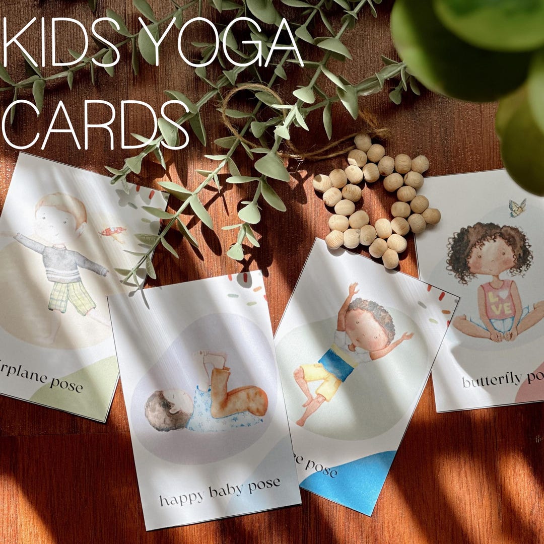 Kids Yoga Cards • Yoga Flashcards • Calm Down Activity • Yoga for Kids ...
