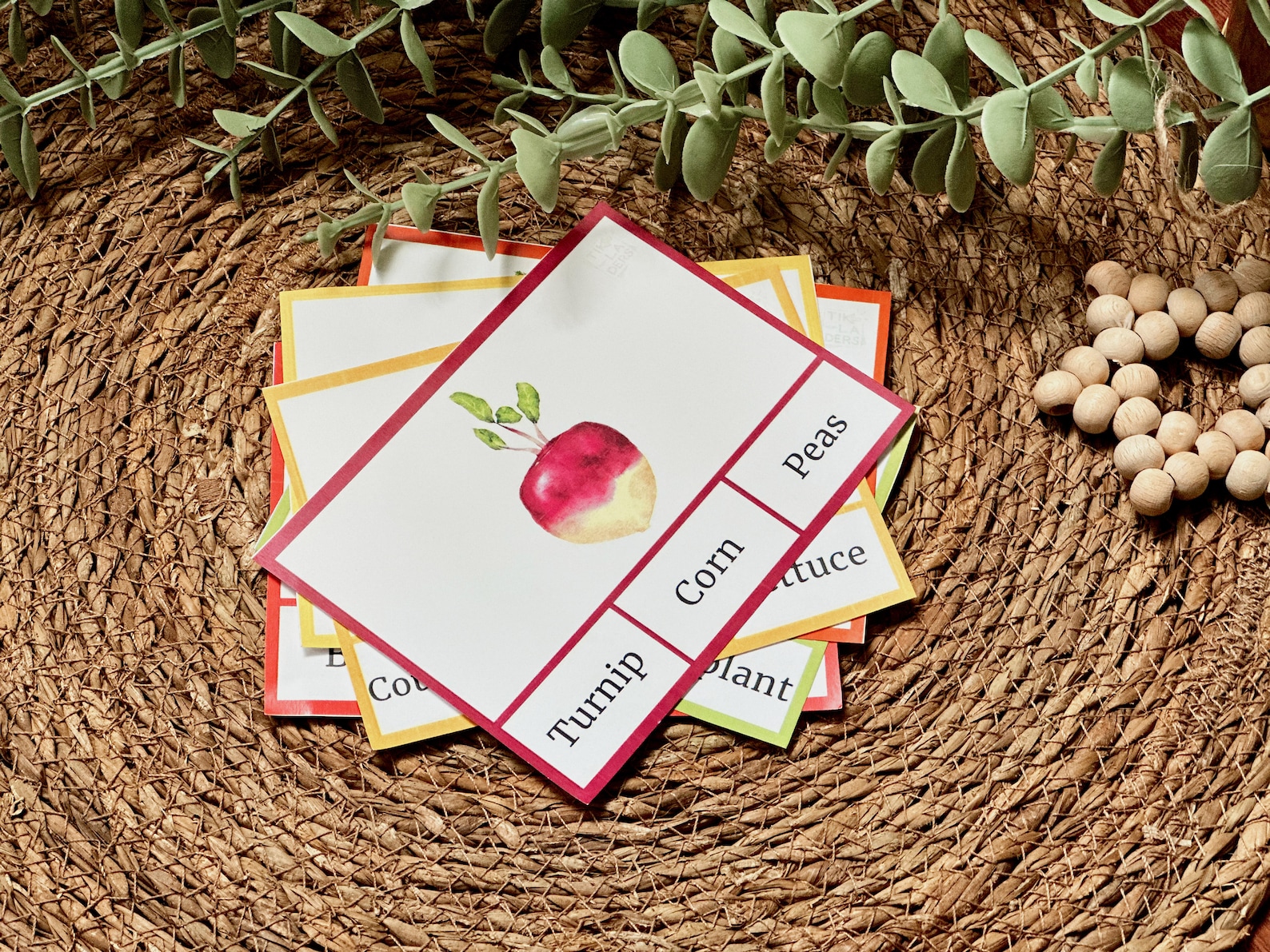 30 Matching Vegetables Flash Cards • Educational Game • Memory Game ...
